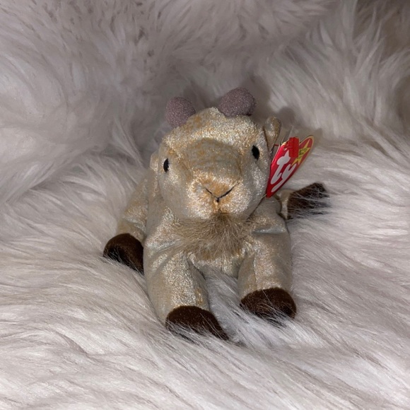 Ty | Toys | Vintage 998 Ty Beanie Babies Goatee The Goat 4235 New ...